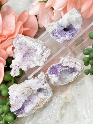 Small Spirit Flower Geodes – Contempo Crystals