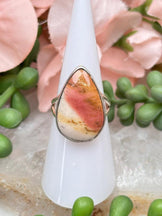 Sterling Silver Mookaite Rings for Sale - Pink & Yellow – Contempo Crystals