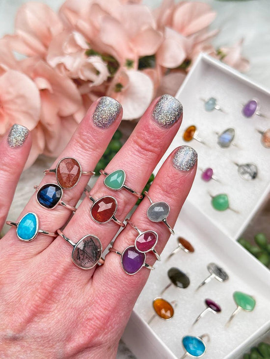 Sterling Silver Crystal Rings for Sale - 9 Stone Options! – Contempo ...