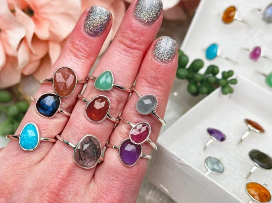 Sterling Silver Crystal Rings for Sale - 9 Stone Options! – Contempo ...