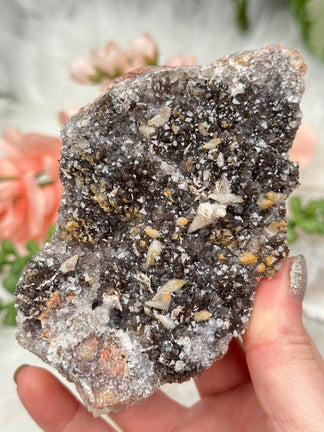 Goethite Quartz Clusters - With Hematite & Calcite – Contempo Crystals