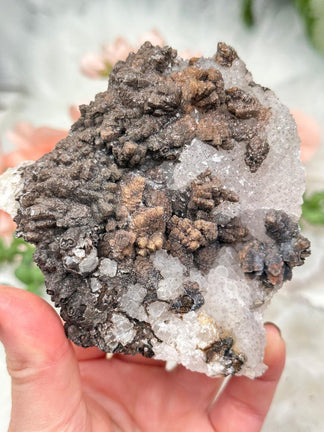 Goethite Quartz Clusters - With Hematite & Calcite – Contempo Crystals