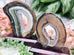 Uruguayan Geode Slice Displays in Custom Wood Stands – Contempo Crystals