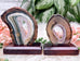 Uruguayan Geode Slice Displays in Custom Wood Stands – Contempo Crystals