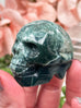 Carved Moss Agate Skull Crystals - Choose Exact! – Contempo Crystals