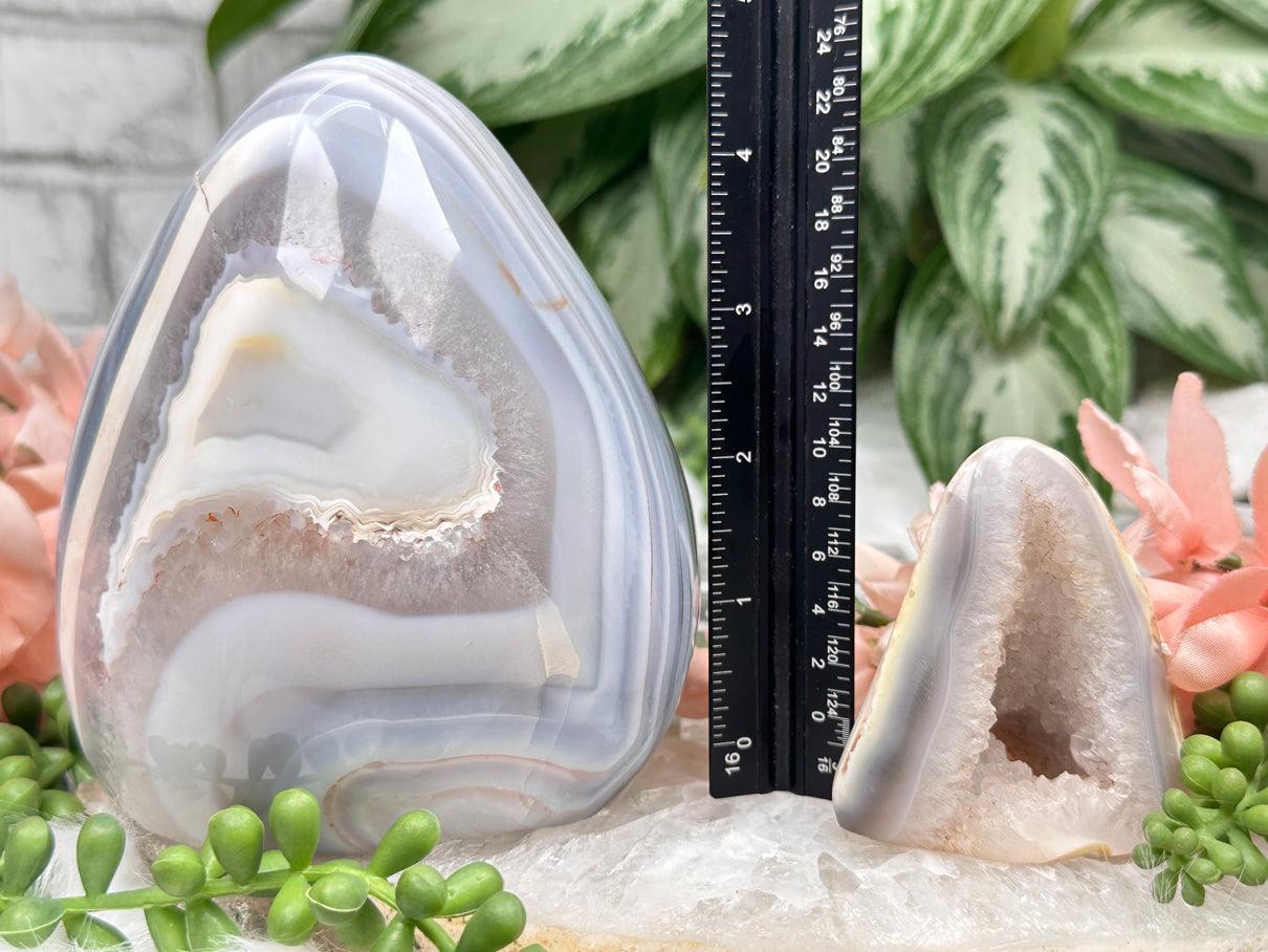 Standing Banded And Orca Agate Freeforms For Sale