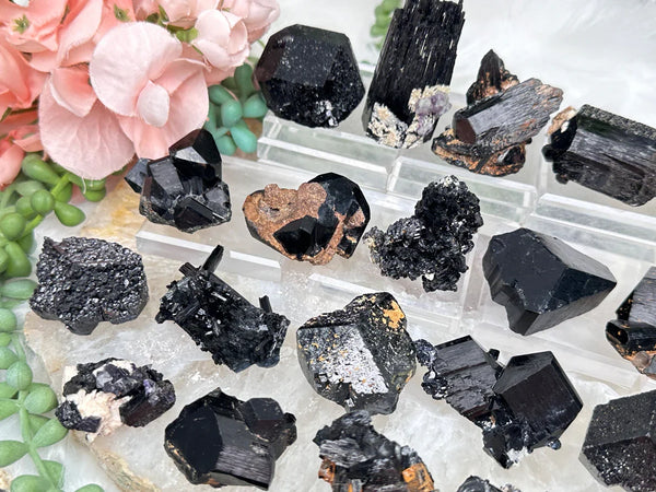 Black Schorl Tourmaline Specimens from Namibia - Choose Exact ...