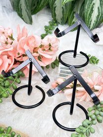 Metal Crystal Heart Stands - Gold, Silver or Black – Contempo Crystals