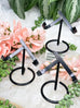 Metal Crystal Heart Stands - Gold, Silver or Black – Contempo Crystals
