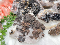 Goethite Quartz Clusters - With Hematite & Calcite – Contempo Crystals