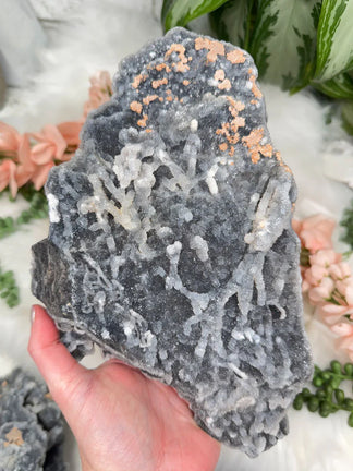 Large Druzy Chalcedony Crystal Clusters for Sale – Contempo Crystals