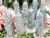 UV Ruby Fuchsite Obelisk Points For Sale – Contempo Crystals
