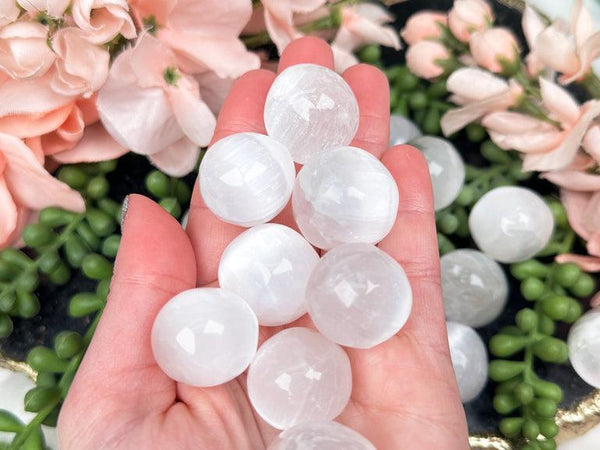 Polished Tumbled Selenite Crystals From Morocco – Contempo Crystals