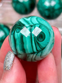 Malachite Spheres from DR Congo For Sale – Contempo Crystals
