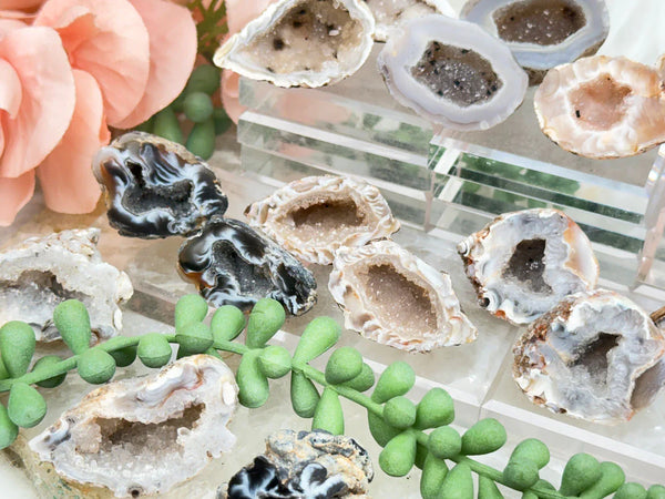 Oco Geode Pairs from Brazil - Variety of Color Options! – Contempo Crystals
