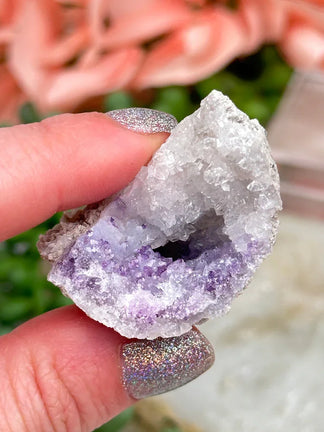 Small Spirit Flower Geodes – Contempo Crystals