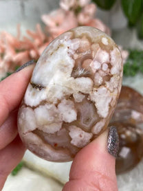 Flower Agate Palm Stone Crystals for Sale – Contempo Crystals