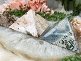 Ocean Jasper Pyramid - Pinks, Blues, Greens & More! – Contempo Crystals