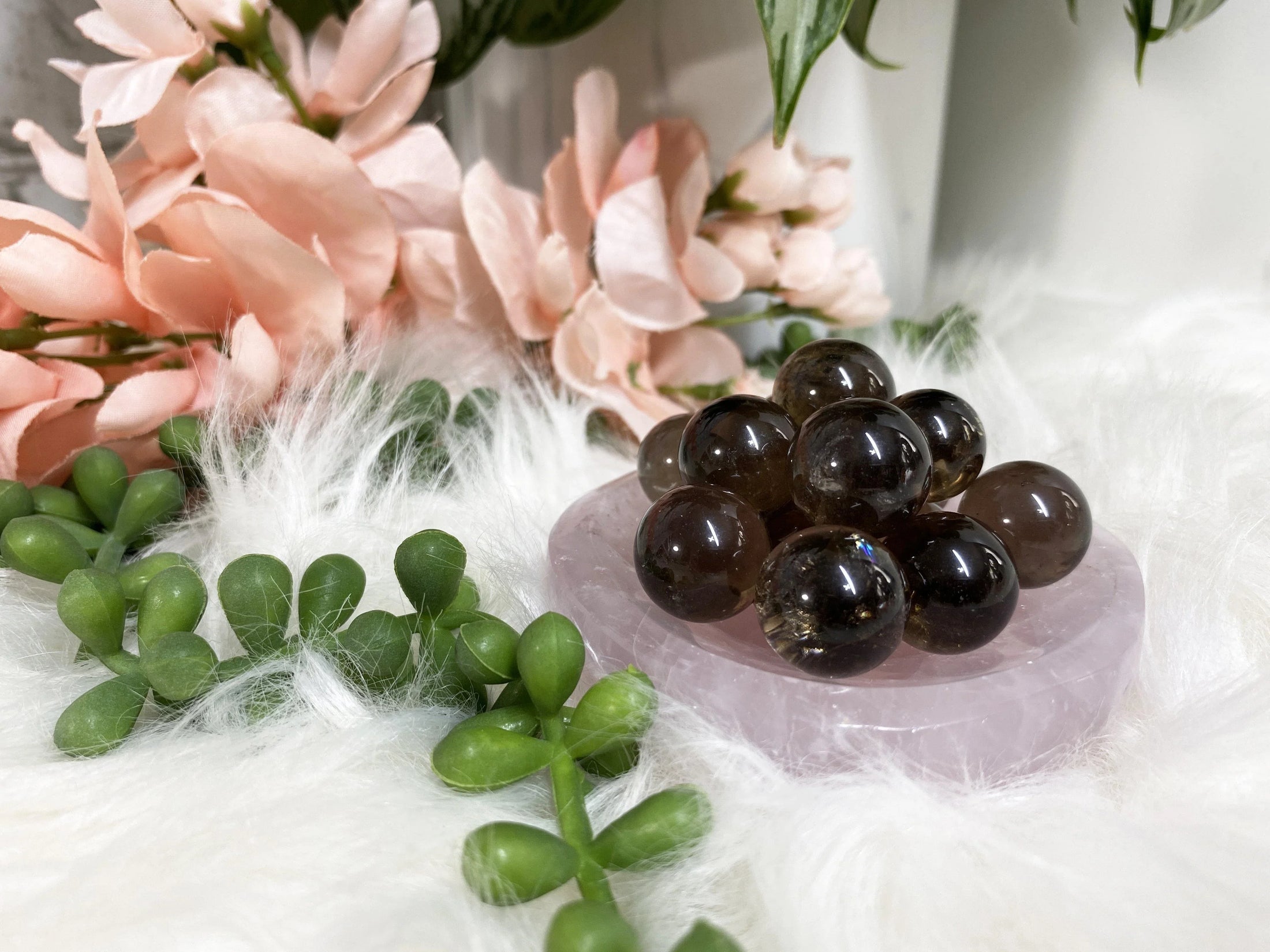 Mini Smoky Quartz Spheres from Brazil – Contempo Crystals