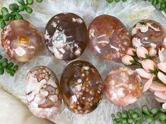 Flower Agate Palm Stone Crystals for Sale – Contempo Crystals