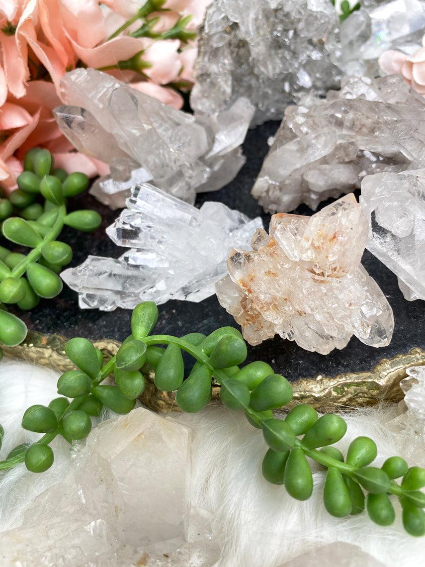 Cute Small Quartz Clusters From Brazil - Choose Exact!