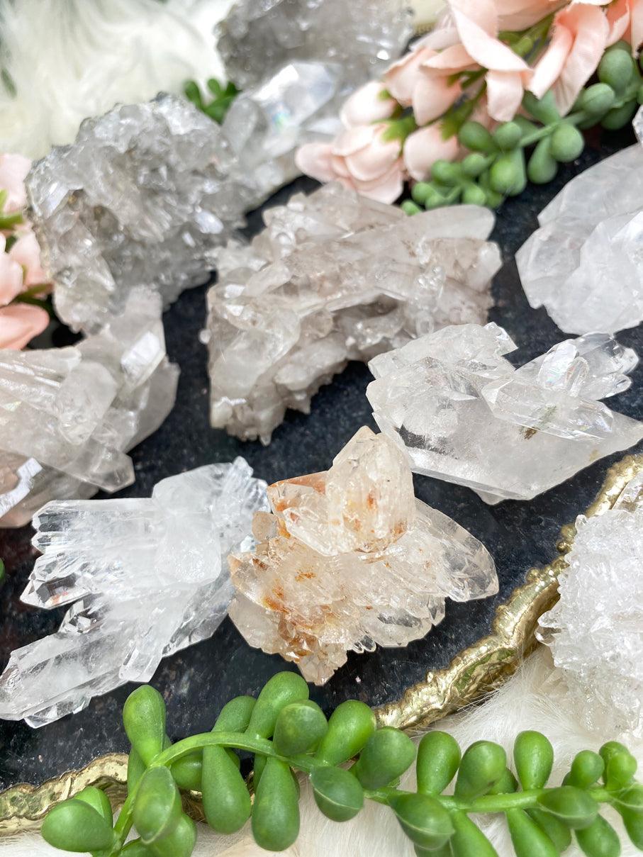 Cute Small Quartz Clusters From Brazil - Choose Exact!