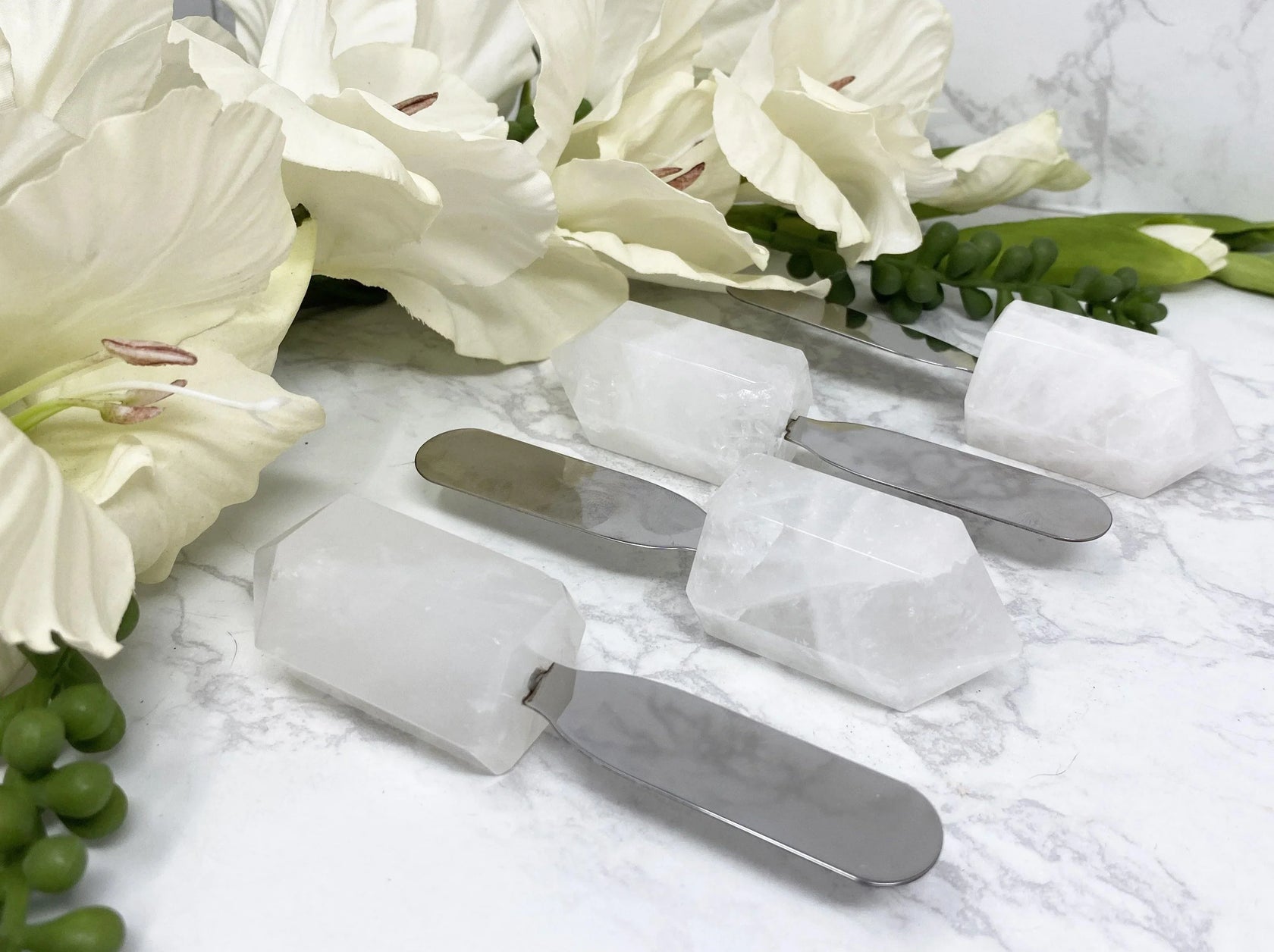 Quartz Crystal Knife - White Quartz Point – Contempo Crystals
