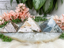 Ocean Jasper Pyramid - Pinks, Blues, Greens & More! – Contempo Crystals