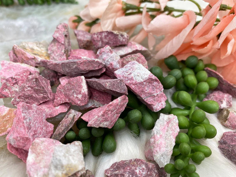Raw Pink Thulite Crystals for Sale – Contempo Crystals