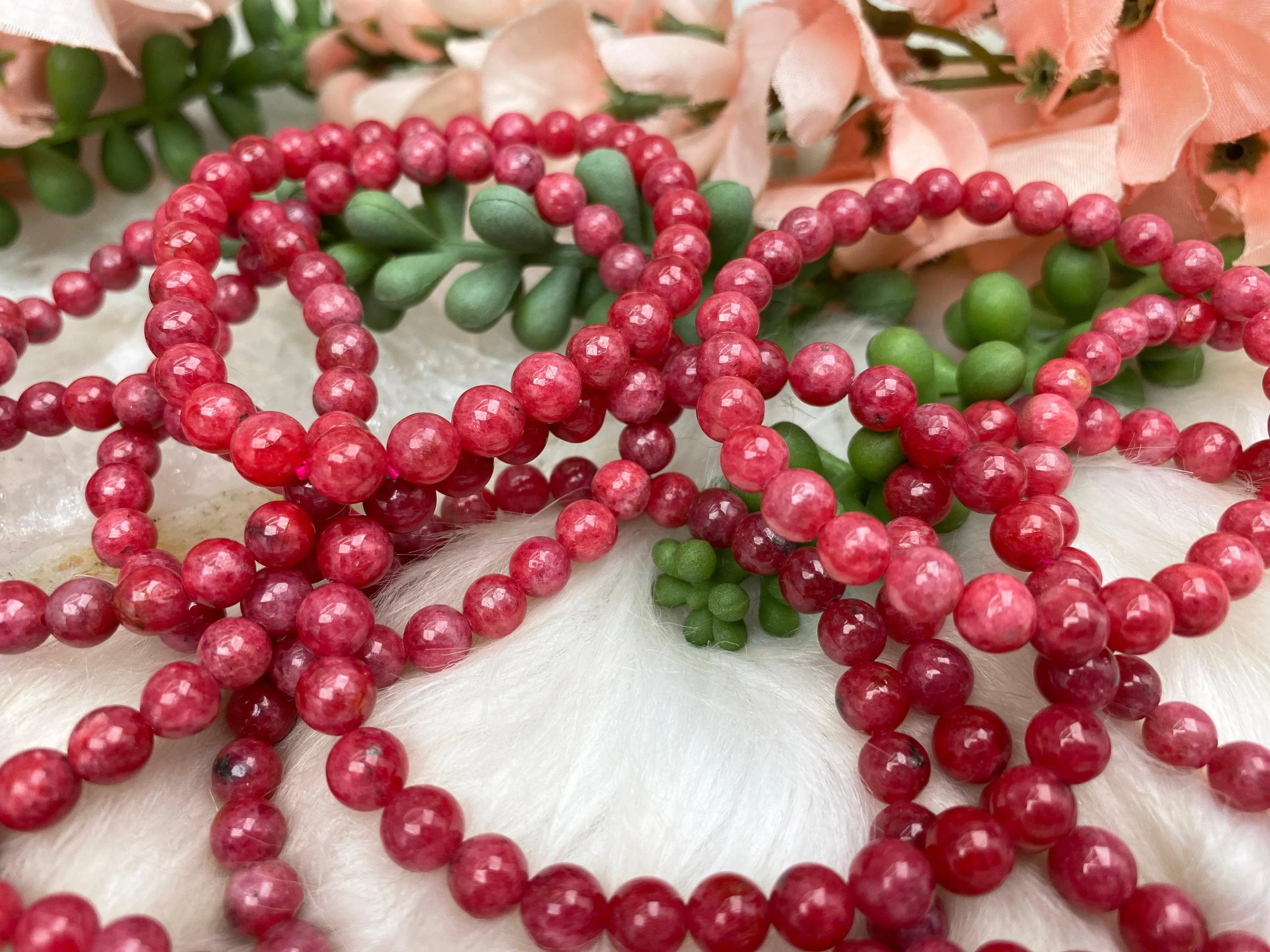 Pink Rhodonite Bracelet For Sale - High Quality Rhodonite! – Contempo ...