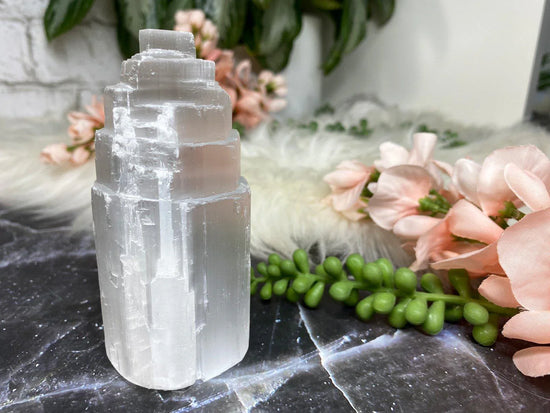 Selenite Tower for Sale - Available in Two Sizes! – Contempo Crystals