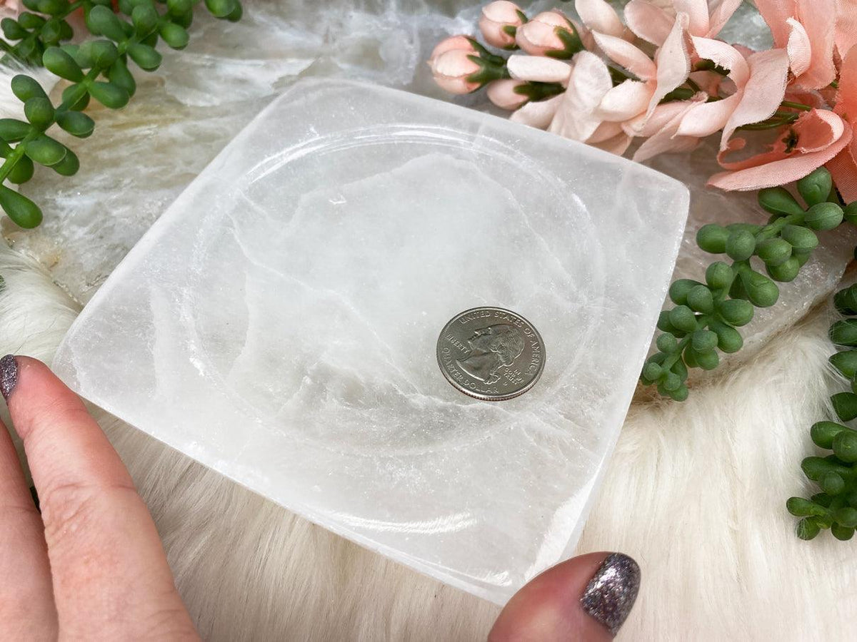Selenite Charging Plate - 3 Styles of Selenite Plates