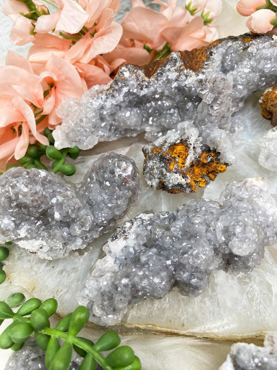 Bubble Gray Calcite Clusters from Mexico - Choose Exact!