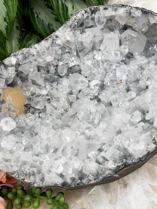 Large Gray Apophyllite Geode Cluster for Sale – Contempo Crystals