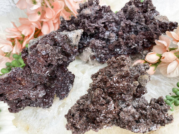 Red Black Calcite Clusters from Mexico - Lots of Sparkles! – Contempo ...