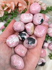 Tumbled Pink Rhodonite Stones from Peru – Contempo Crystals