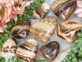 Brown Aragonite Hearts - AKA Root Beer Calcite Hearts – Contempo Crystals