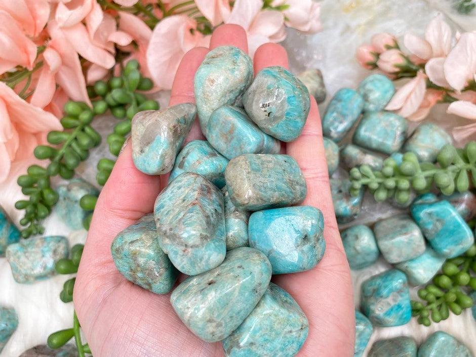 Shop Amazonite Crystal & Learn The Amazonite Meaning – Contempo Crystals